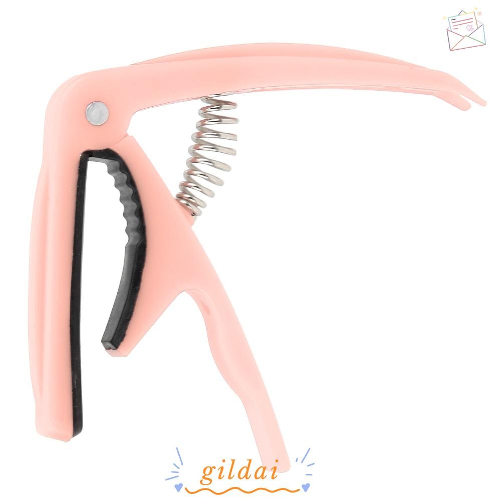 GILDAI Stringed Instrument Capo, 6-String With Spring Guitar Capo ...