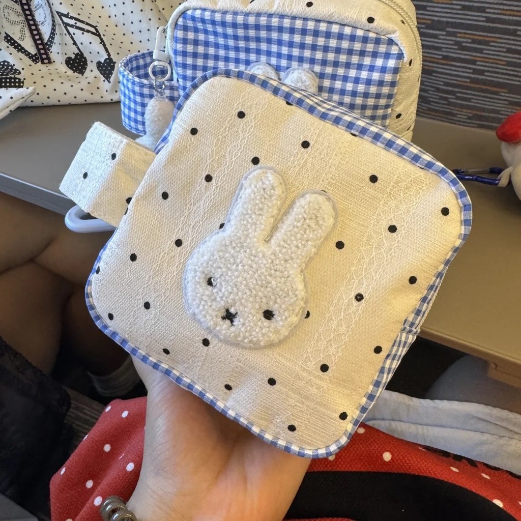Cute Miffy Rabbit Polaroid Camera Bag Storage Bag High-value Student ...