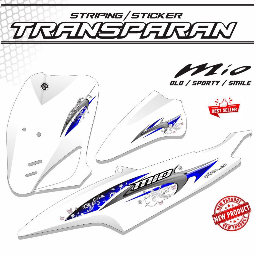 TRANSPARENT STRIPING VARIATIONS OF COOL MOTIFS, OLD MIO STICKERS, OLD ...