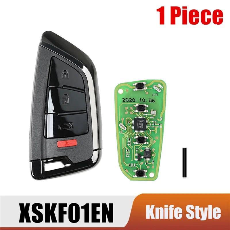 1 Piece For Xhorse XSKF21EN Remote Control Key 4 Button Knife Style Fob ...