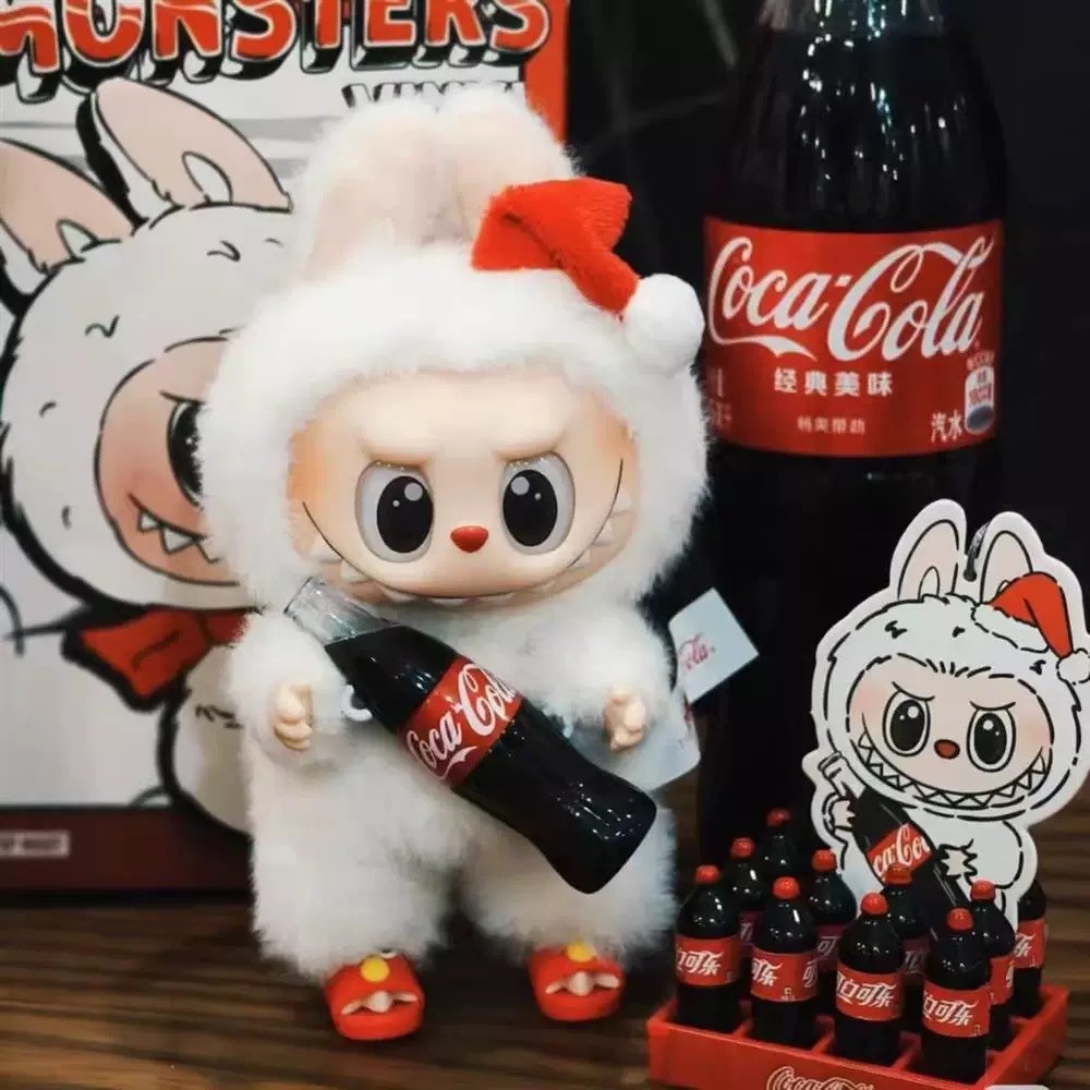 La labubu Pop Mart Three Generations labubu Cola Style Trendy Play ...