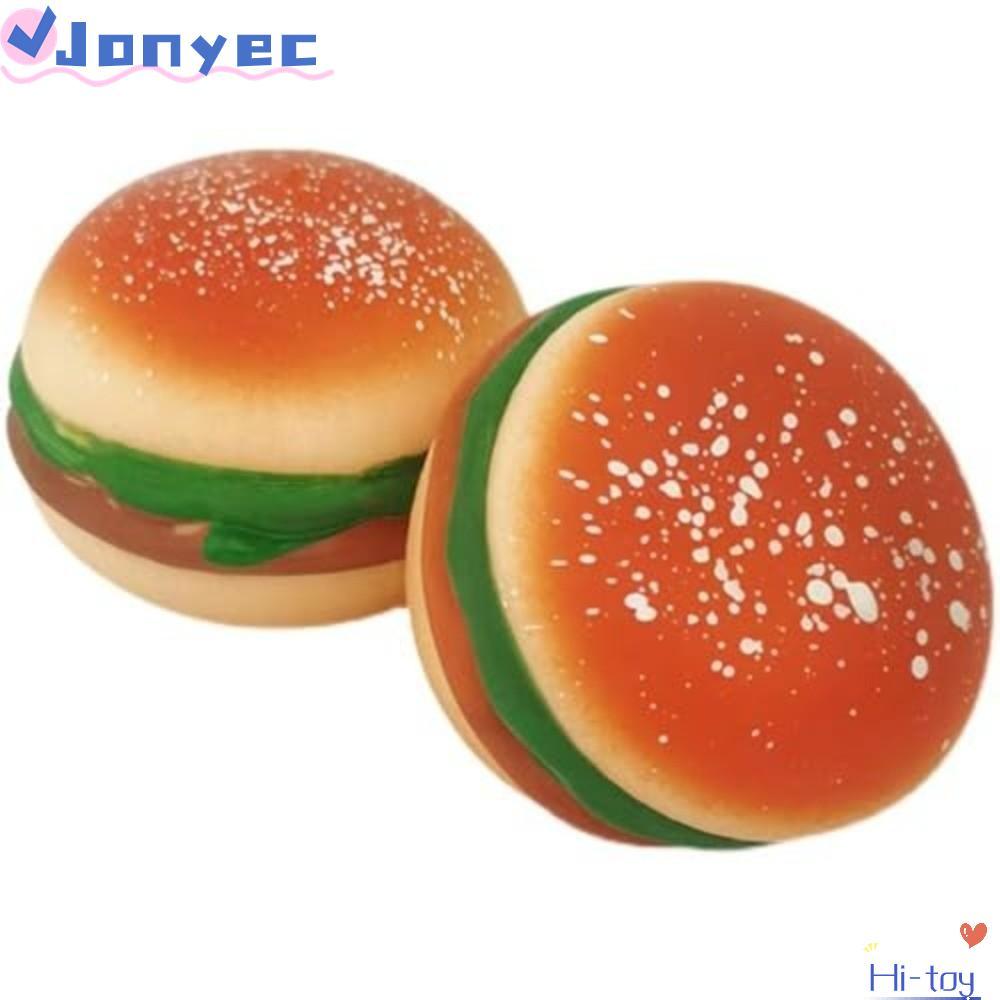JONY1EC Squeeze Foam Fidget Toys, Hamburger Shape Cute Slow Rising ...