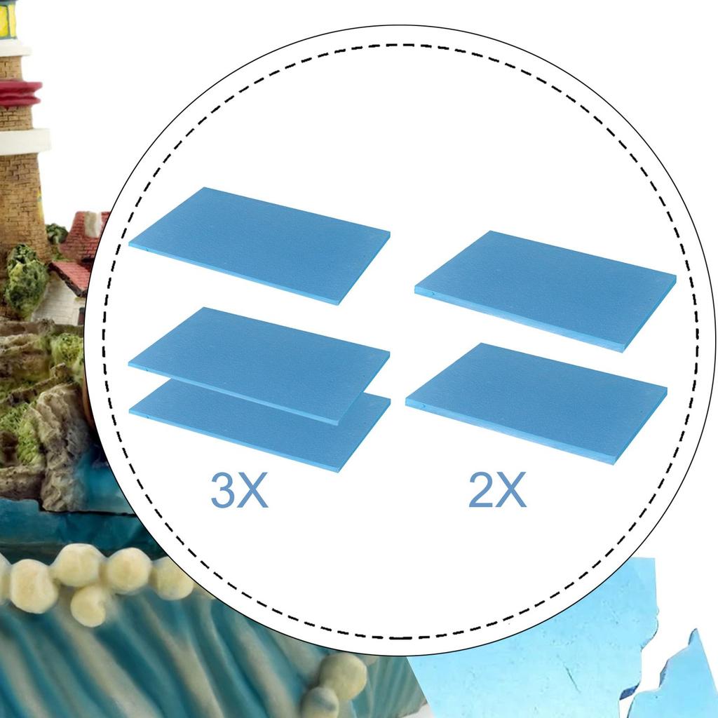 [szxflie3xh] 5x Polyurethane Foam Sheet Insert, DIY Arts Crafts ...