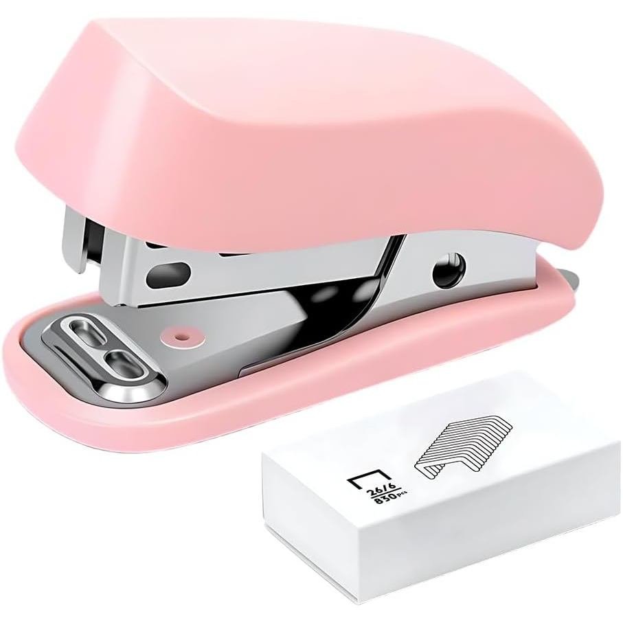 Mini Stapler with Staples, 2025 New Small Cute Stapler for Desk ...