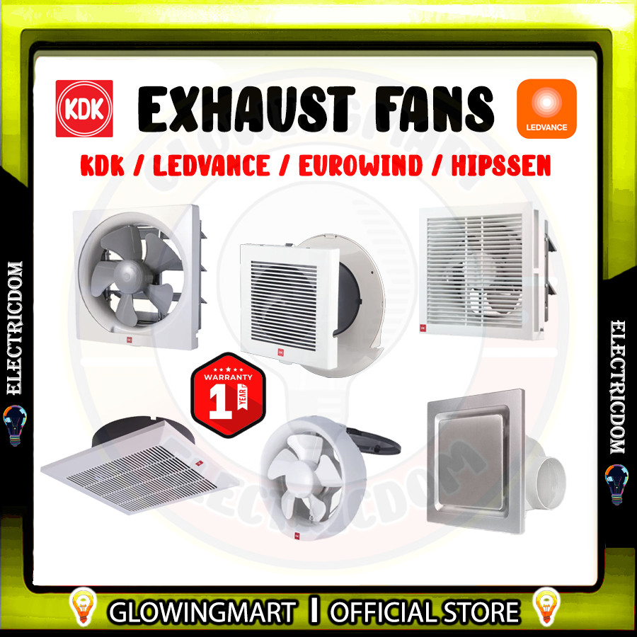 KDK/OSRAM LEDVANCE/HIPSSEN/EUROWIND 6" 8" 10" 12" WALL & CEILING ...