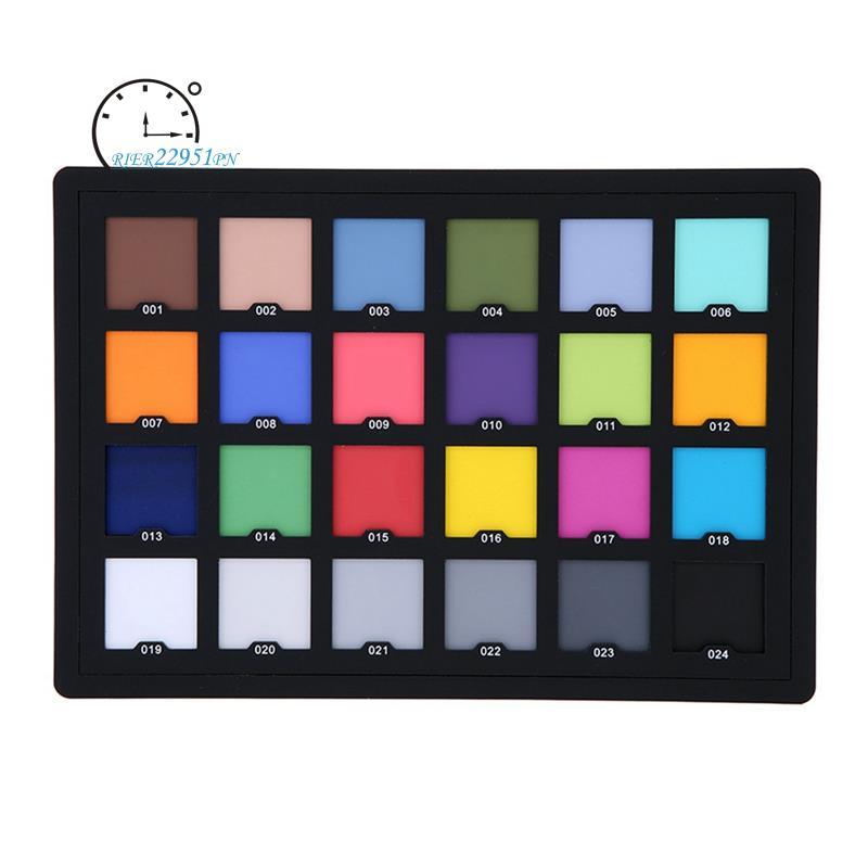 24 Color Card Test Photography Palette Color Card for Color Balancing ...