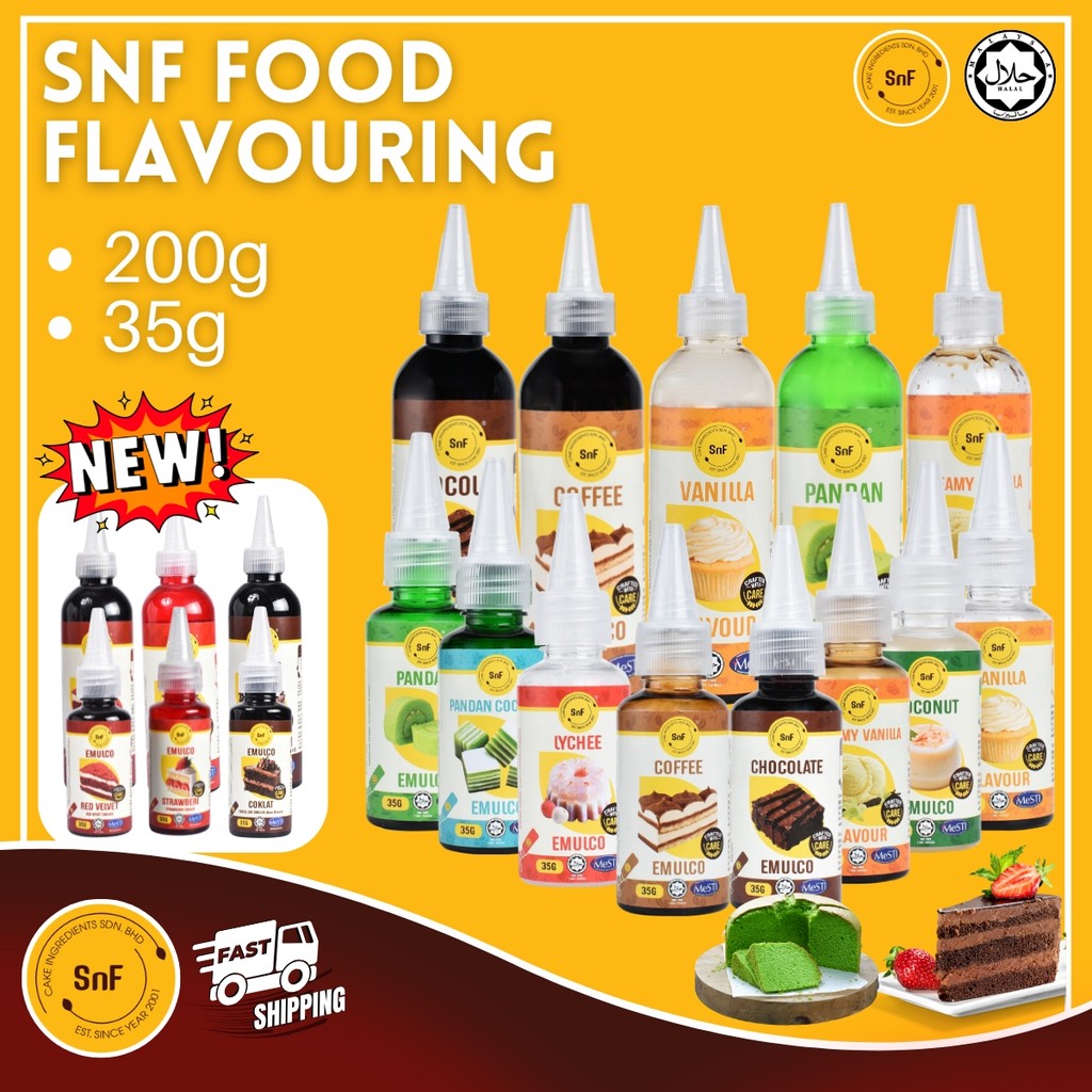 SNF Food Flavour Chocolate Coffee Pandan Emulco Lychee Pandan Coconut ...