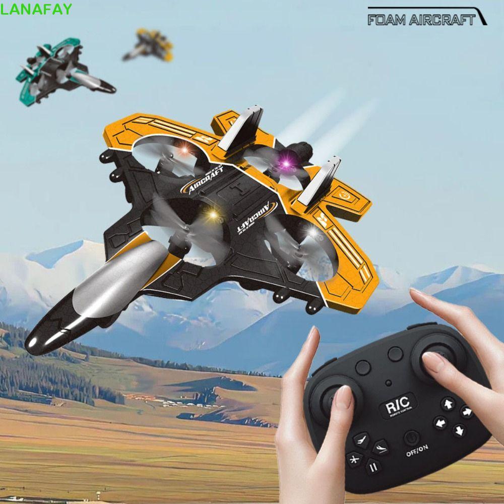 LANAFAY Remote Control Foam Fighter, Rechargeable EPP Foam Glider ...