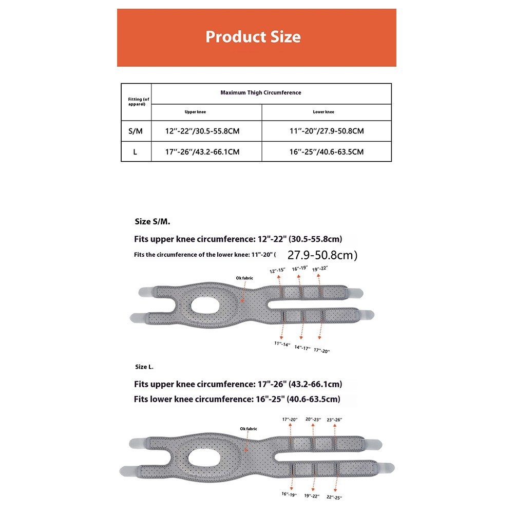 Patella Knee Brace Adjustable Patella Tendon Knee Strap Knee Guard for ...