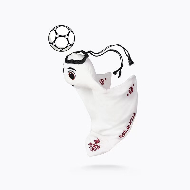 Official Authentic 2022 Catal World Cup Mascot Laeeb Football Doll ...