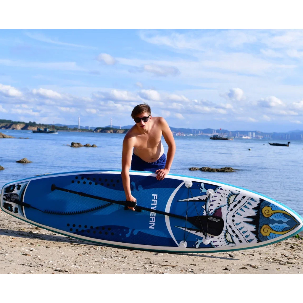 Electric Surfboard Paddle Board Inflatable With All Accessories Stand ...