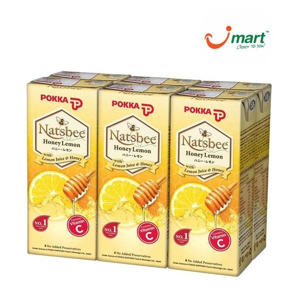 Pokka Natsbee Honey Lemon 6 Sachets 250ml | Shopee Singapore