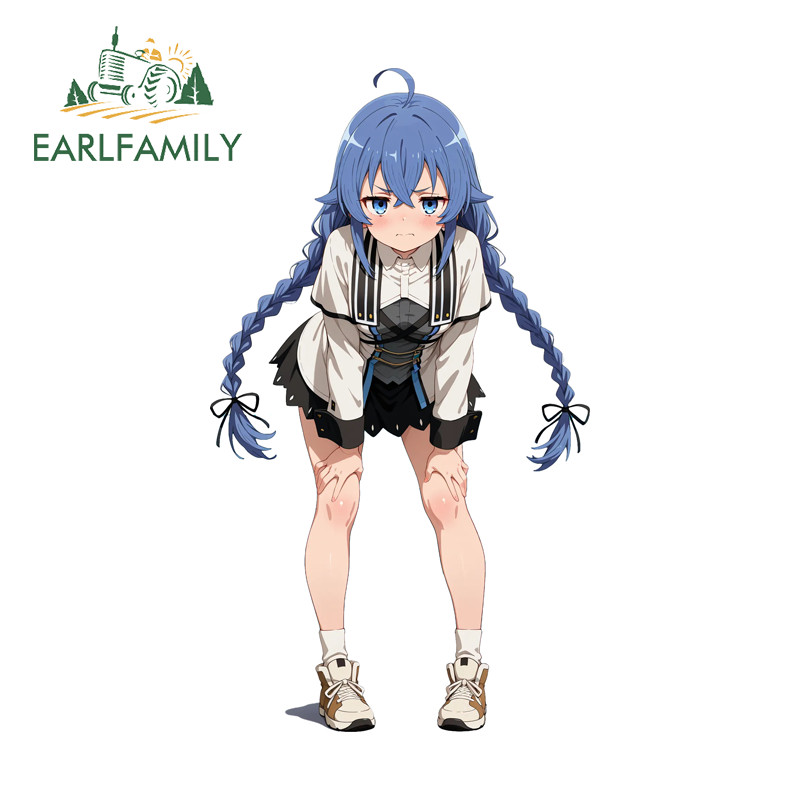EARLFAMILY Mushoku Tensei Roxy Car Stickers Kawaii Waterproof Occlusion ...
