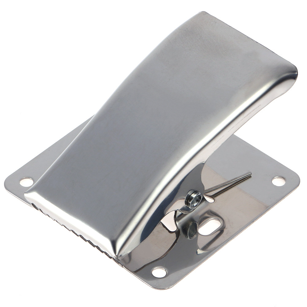 Stainless Steel Deep-Jaw Fish Tail Clip with Mounting Base Fish ...