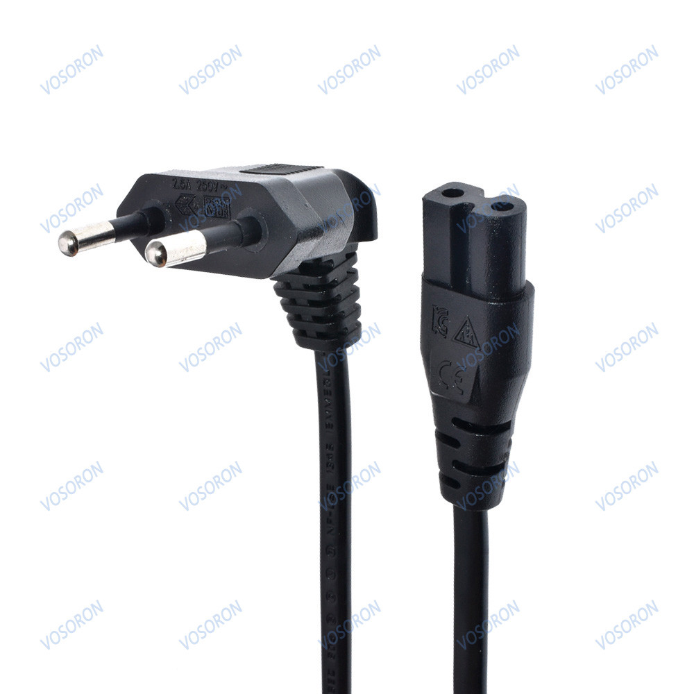 European Standard Two-Pin Plug to D-Type Eight-Suffix AC Power Home Appliance Server Extension ...