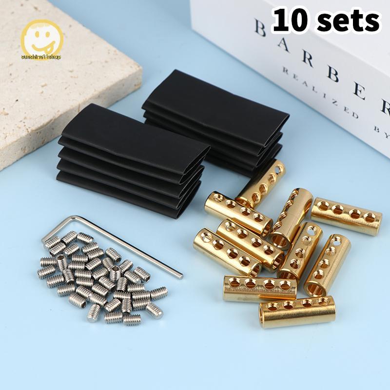 Sunshineshop 10Sets Wire Connector Nut Kit 80A 6AWG 60Amp Copper ...