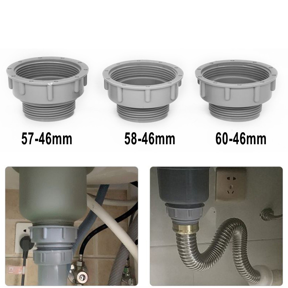 [COOG]Kitchen Sink Dish Basin Adapter Reducer Drain Pipe Joint Thread ...