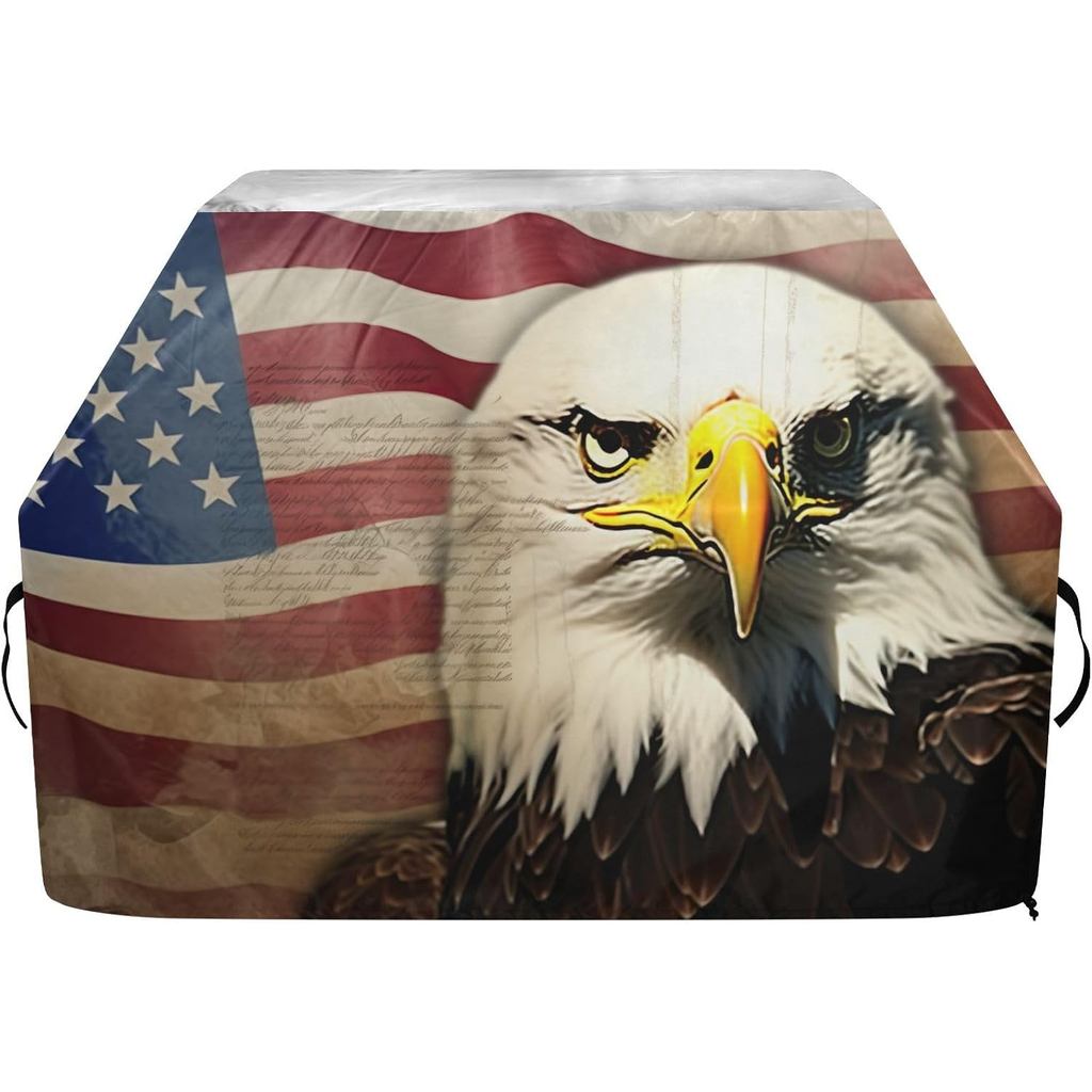 American Flag Grill Cover 65 inch BBQ Gas Grill Cover, Waterproof Rip ...