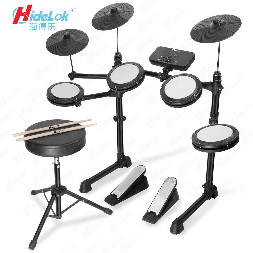 Five Drums Three Drums Portable Adult Children Universal Electronic ...