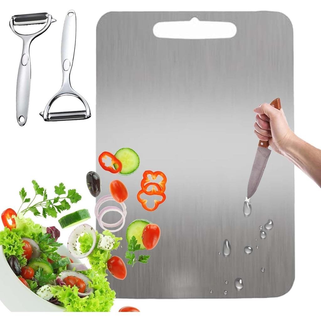 Katuchef Titanium Chopping Board, 2025 New 100% Pure Titanium Board ...
