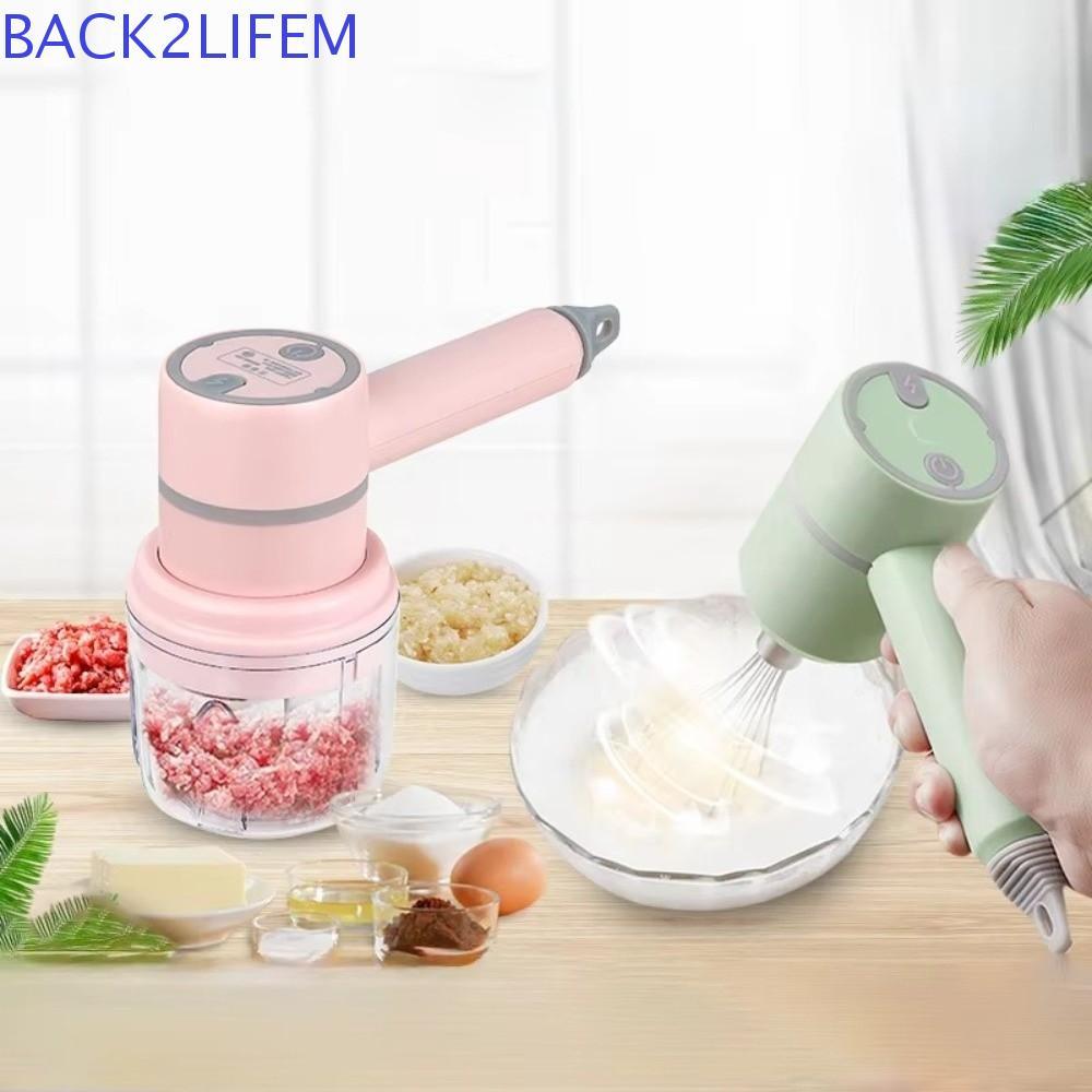 BACK2LIFEM Wireless Food Mixer, 3 Speeds High Power Electric Hand ...