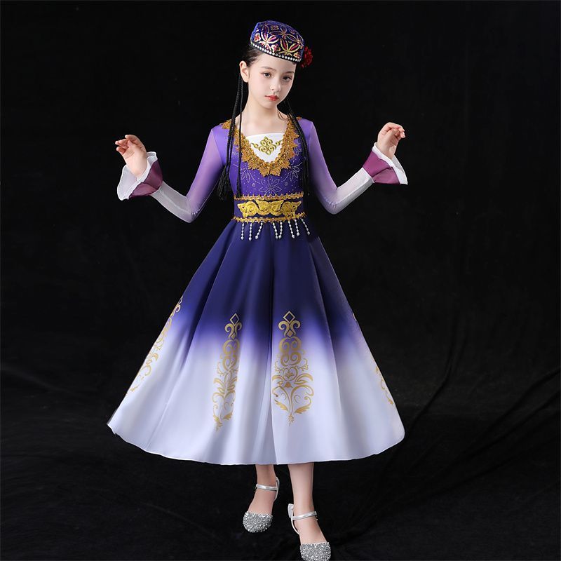 Xinjiang Dance Costume Children's Xinjiang Dance Guli Dance Costume ...