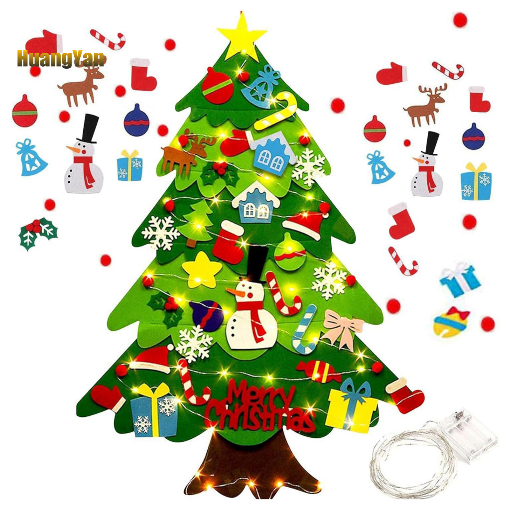 huangyan| Felt Christmas Tree for Classroom Teaching Velcro Decorations ...
