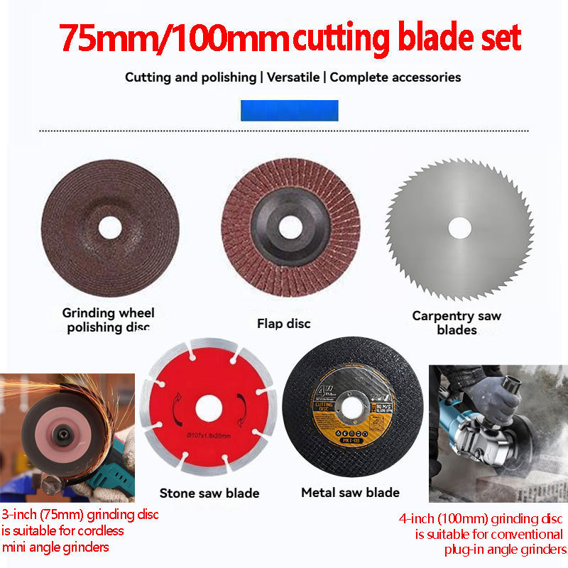 Fast Delivery⚡75mm/100mm angle grinder saw blades, 5PCS cutting blades ...