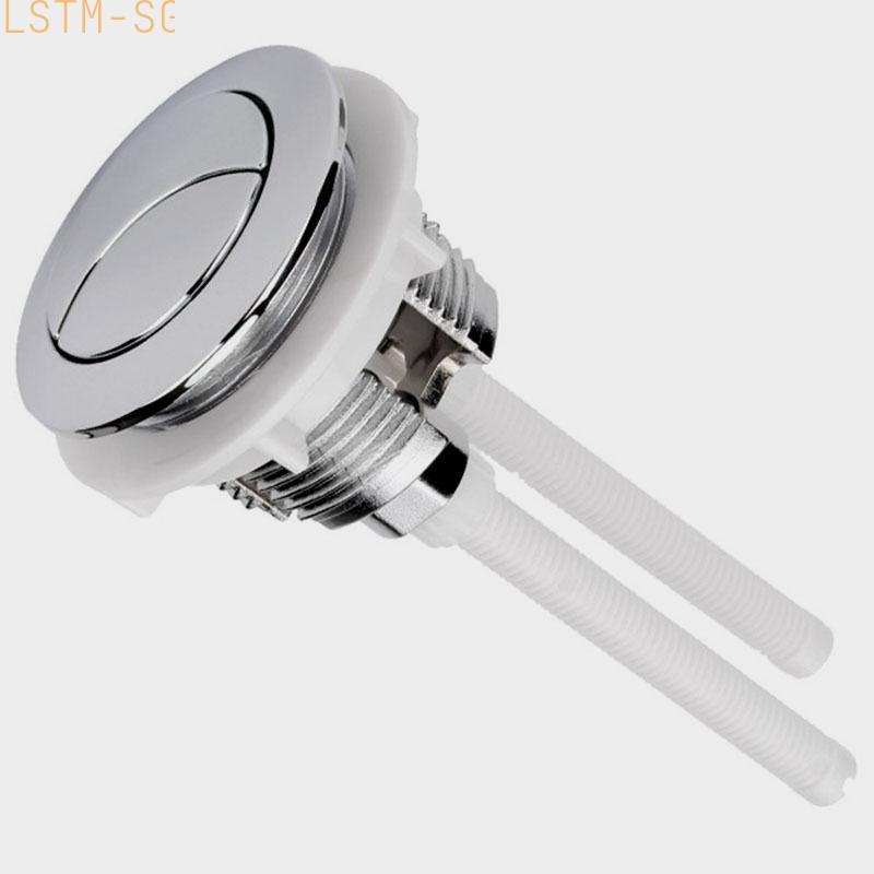 Hot Toilet Concealed Cistern Dual Flush Plate WC Push Button ABS-Chrome ...