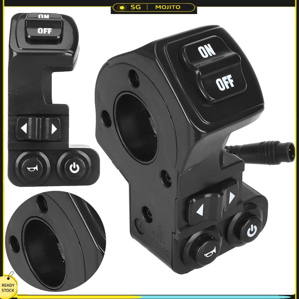 Electric Waterproof Scooter Head Switch with Turn Signals On/Off Button ...