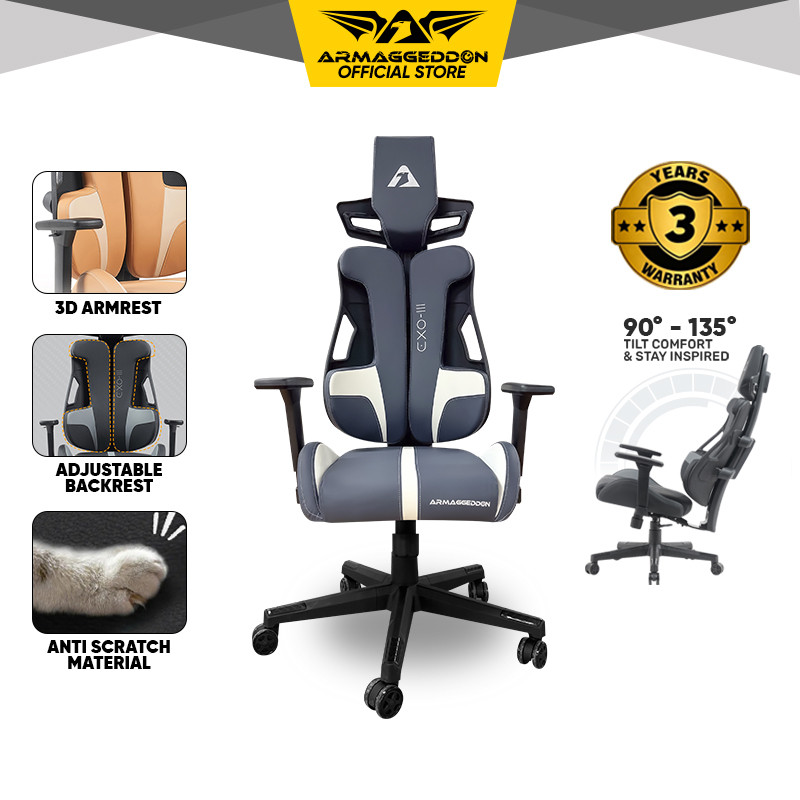 Armaggeddon EXO III Ergonomic Office Gaming Chair PU Leather ...
