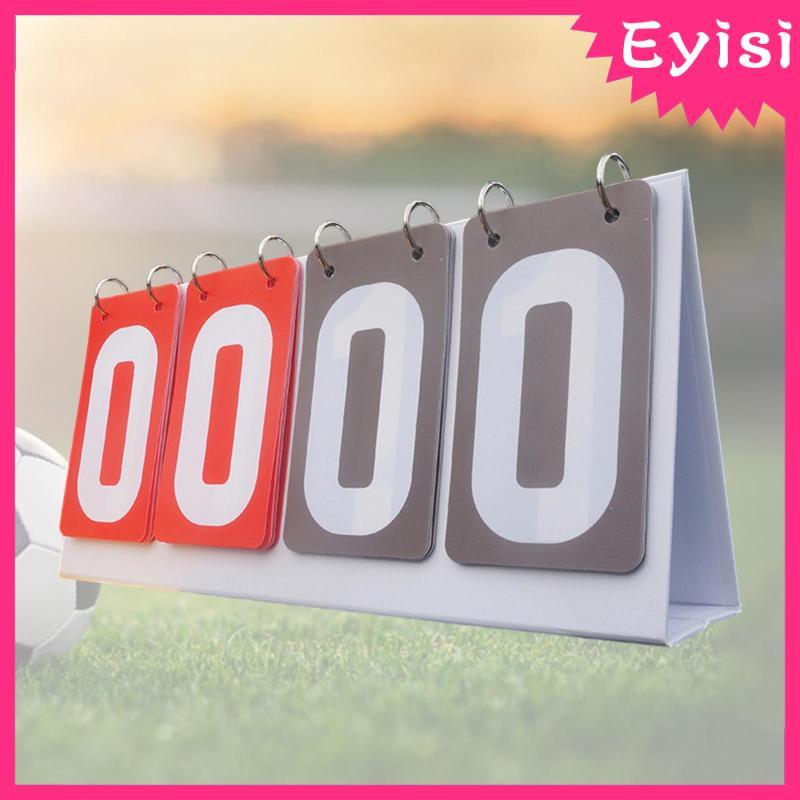 [Eyisi] Flip Number Score Board Tabletop Score Flipper for Soccer ...