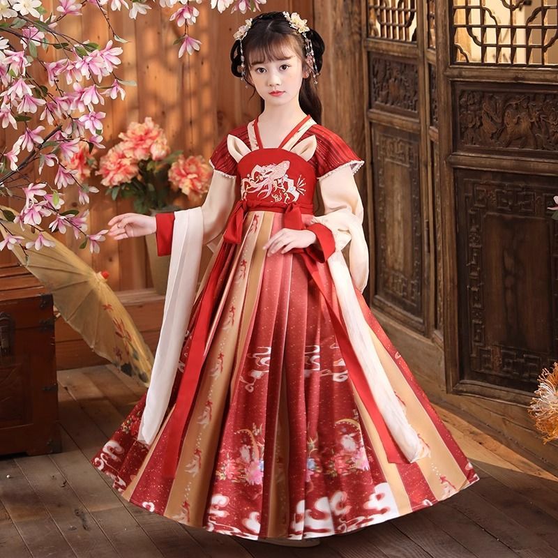 Red Classical Dance Costume Female Elegant Chinese Big Fish Begonia ...