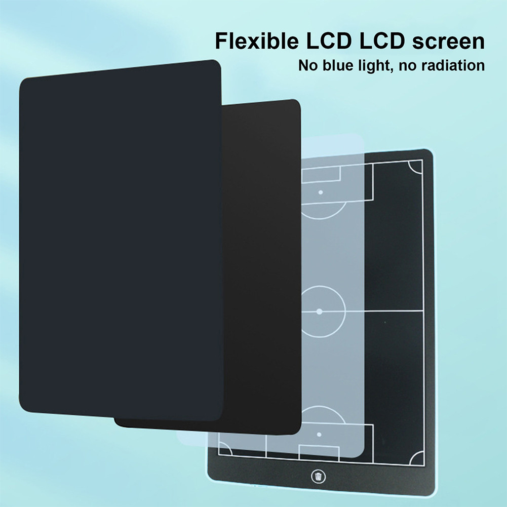 16 Inch LCD Soccer Coaching Board with Stylus Pen Strategy Marker Board ...
