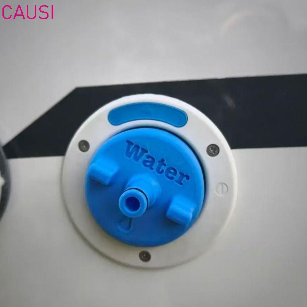 CAUSI RV Water Fill Inlet, Quick Connect Leakproof Water Tank Connector ...