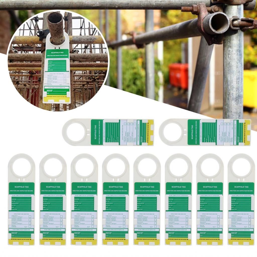 Locking Warning Signs Multipurpose Obvious Scaffold Tag for ...