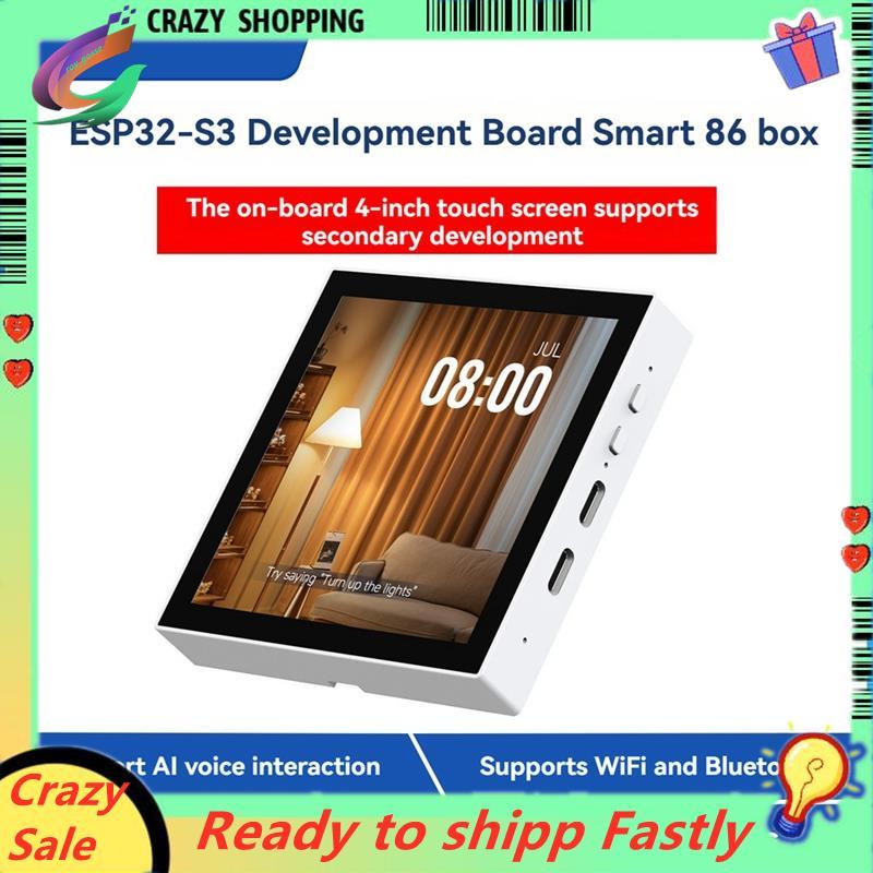 ESP32-S3 Smart 86 Box Development Board with 4-Inch Touchscreen 2.4GHz Wi-Fi/ 5 Support Xiaozhi ...