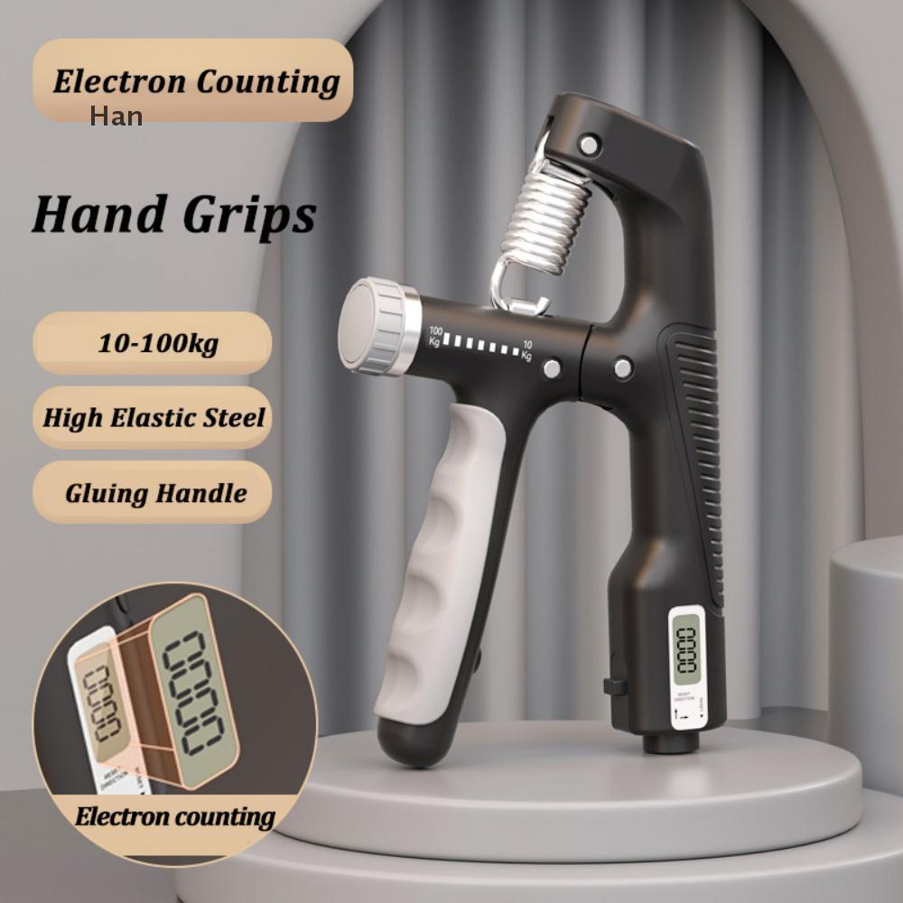 Han 10-100Kg A-Type Adjustable Hand Grip Power Exercise Heavy Gripper ...