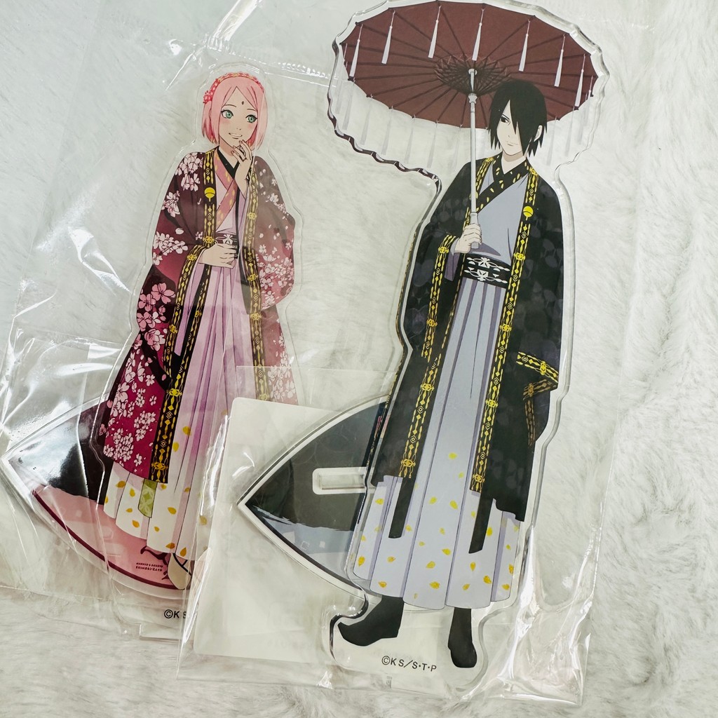 Sakura Haruno Acrylic Stand Sasuke Uchiha Figure Display Anime Goods ...