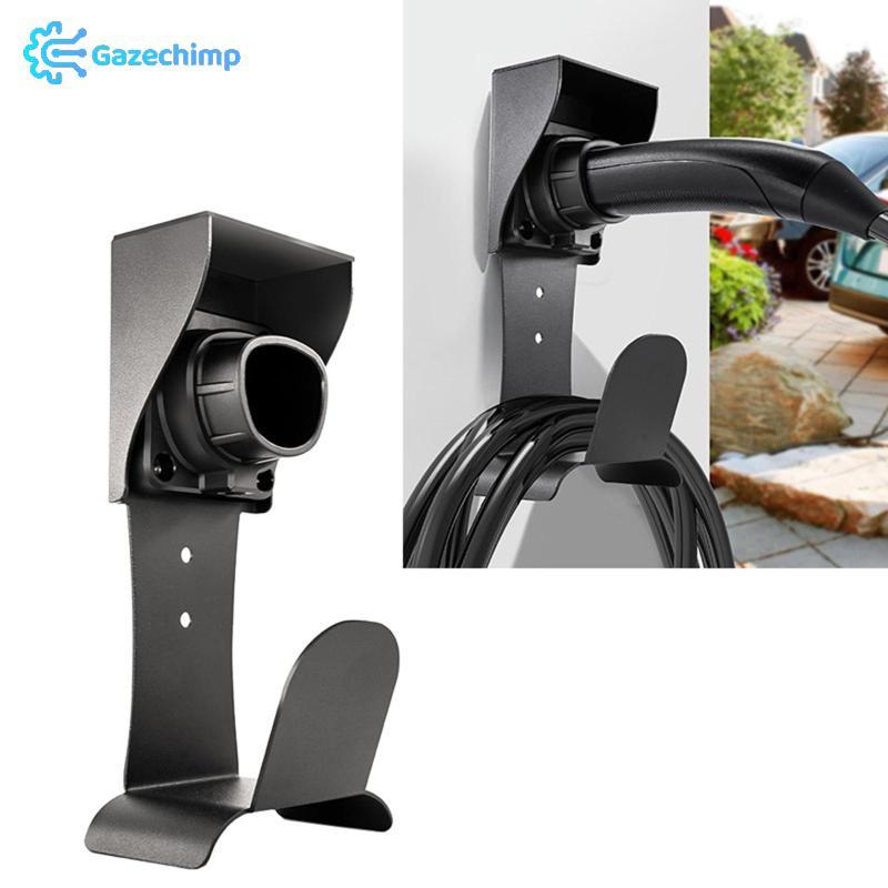 [Gazechimp] EV Charging Wall Holder Black Electric Car Cable Organizer ...