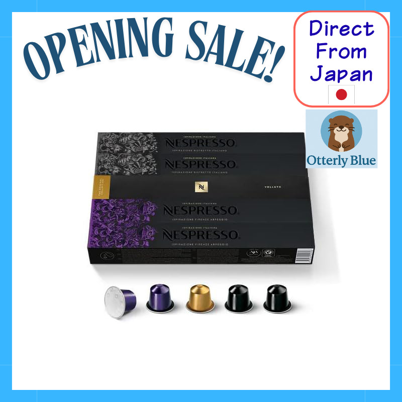 Nespresso Coffee Set - 5 Varieties (50 Servings) Original Capsules RO ...