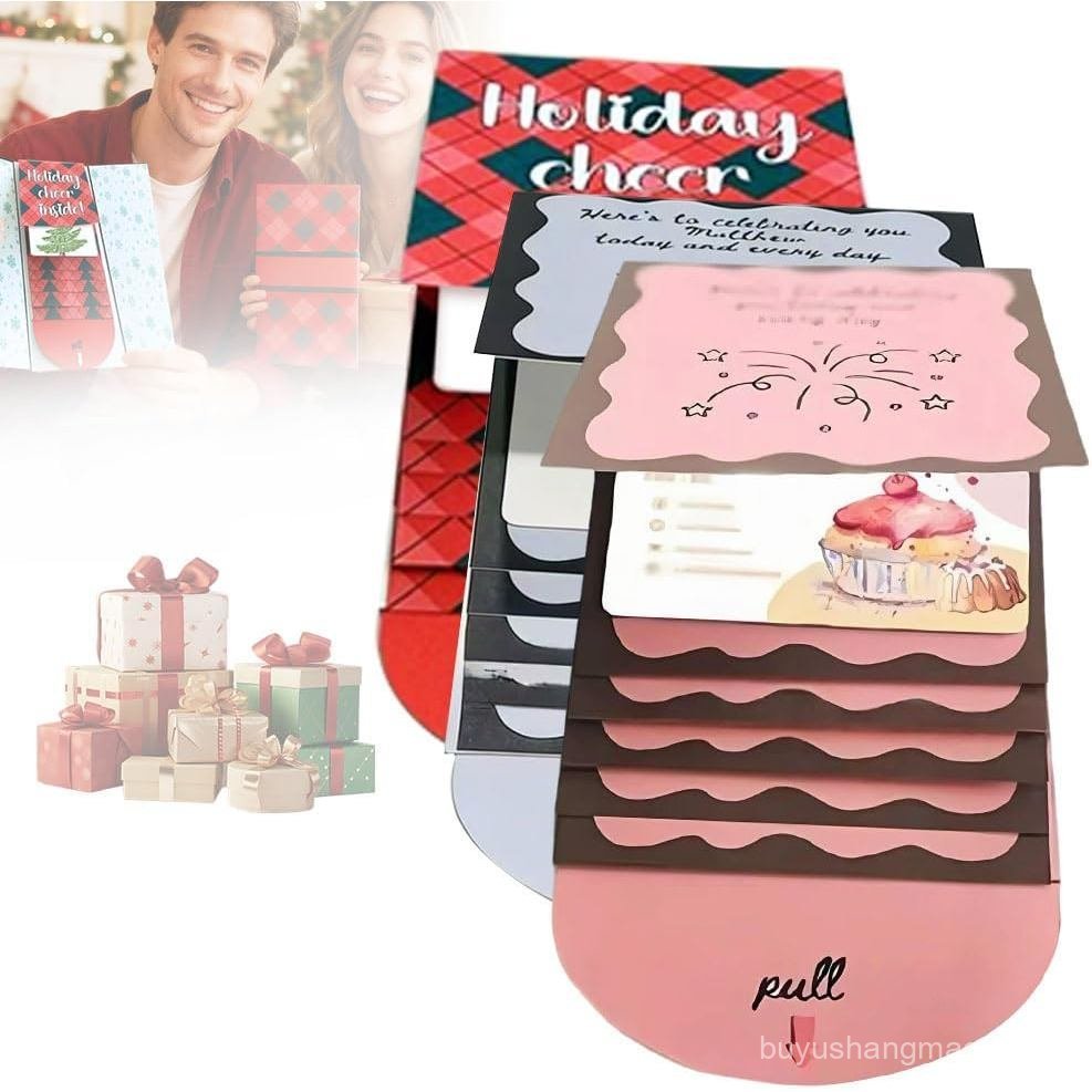 Handmade Christmas Gift Card Holder Book, 2026 New Christmas Gift Card ...
