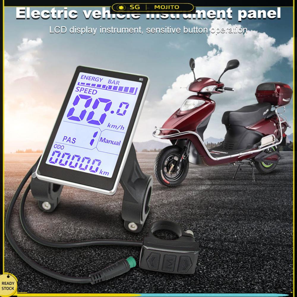 E-bike Display Waterproof Electric Bike LCD Display Screen Universal ...