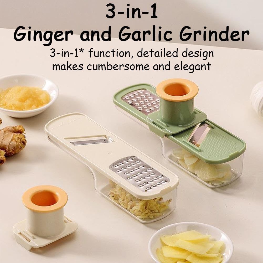 Mini Garlic Slicer Multi-Functional Mandoline Slicer Veggie Garlic ...