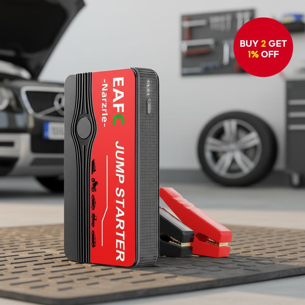 EAFC 600A Car Battery Jump Starter Tool 12V Emergency Power Bank ...