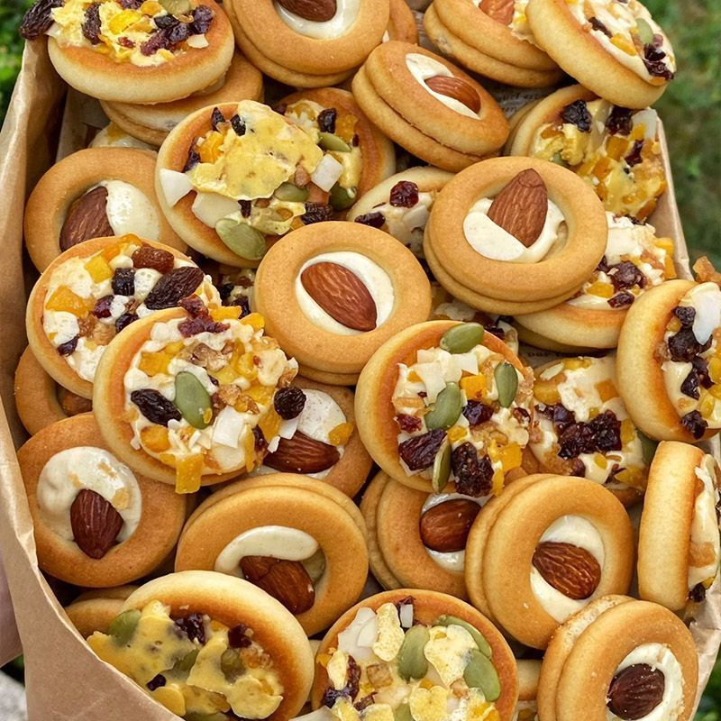 Pizza Cookies Pizza Cookies Small Snacks Old People Children Beef ...