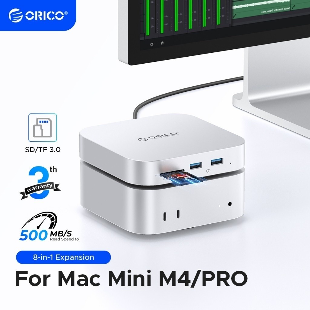 ORICO MiniLink USB HUB Docking Station for Mac Mini M4/M4 Pro 4TB Max ...