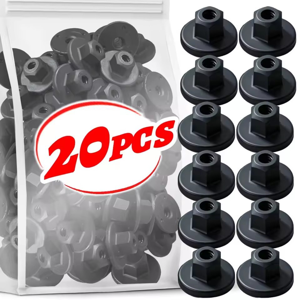 Auto Clips for Hex Head Plastic Self-Threading Nut for BMW X3, X5, X6 ...