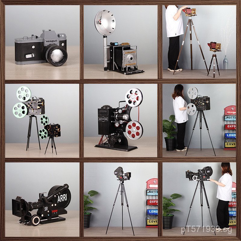 Props Retro Camera Display Ornament Craft Window Vintage Camera Gift ...