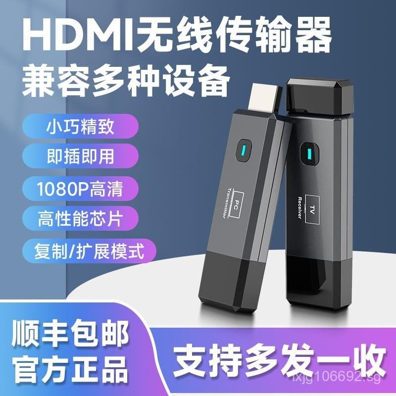 Wireless HDMI Transmitter50Mi Screen Mirroring Device for Computer ...